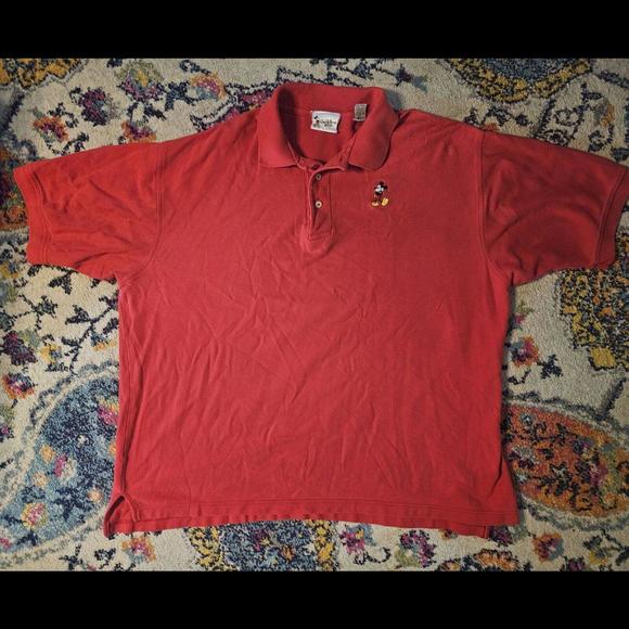 Disney | Shirts | Walt Disney World Mickey Mouse Short Sleeve Polo ...